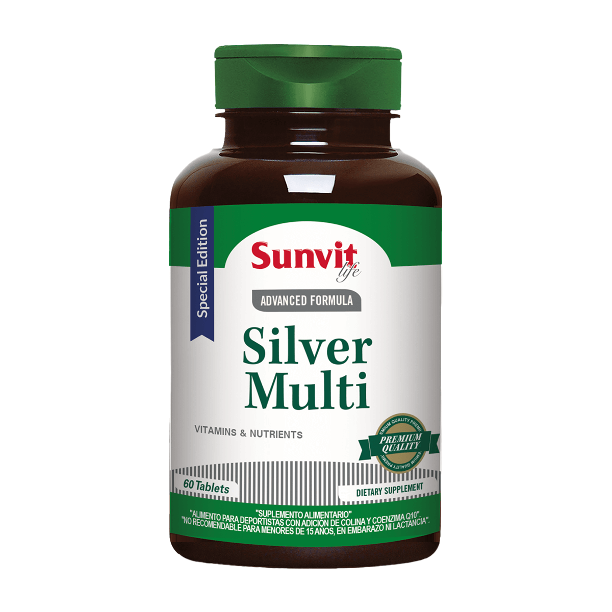 Multi Senior (Special Edition) 60 tabs, Sunvit Life – All Nutrition