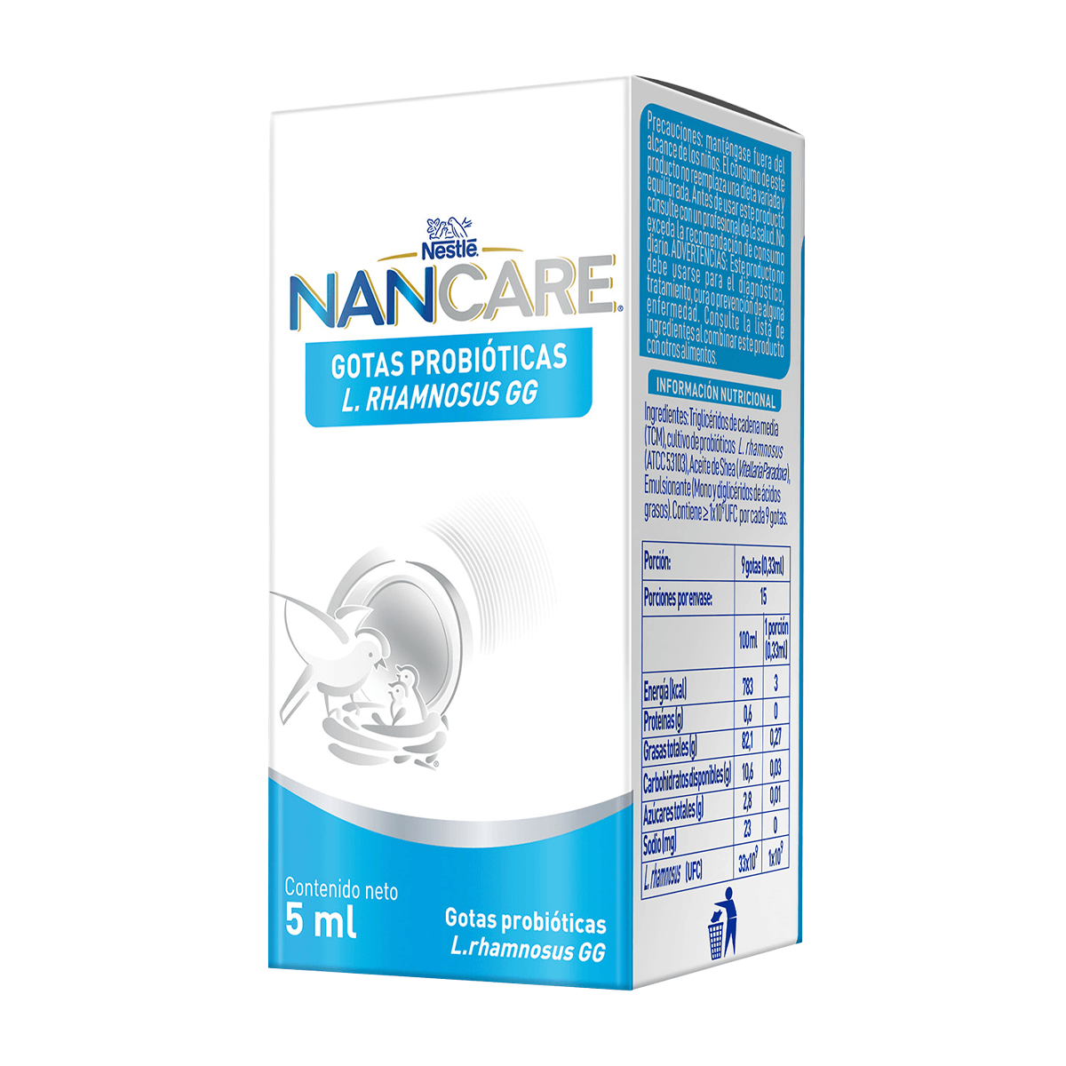 NANCARE GOTAS PROBIÓTICAS L. RHAMNOSUS GG 5ML – All Nutrition