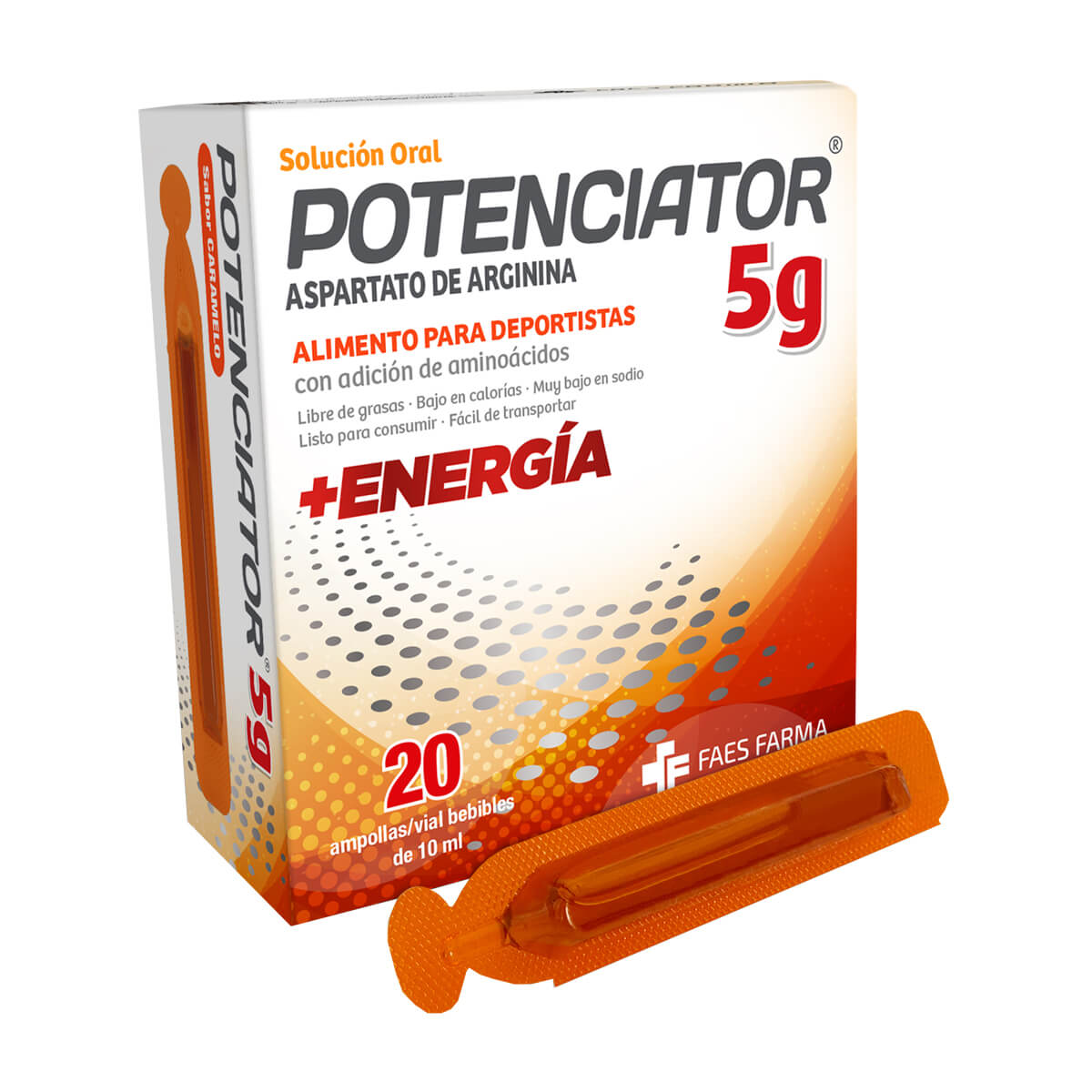 POTENCIATOR 5G 20 AMPOLLAS, FAES – All Nutrition
